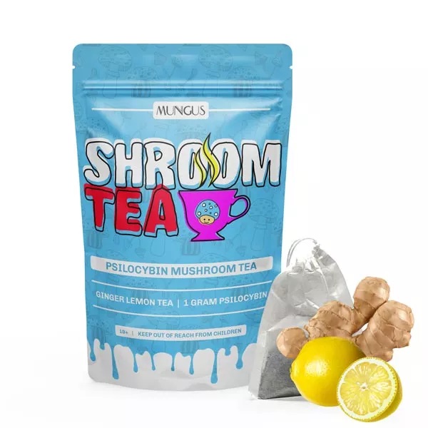 Buy Mungus Ginger Lemon Shroom Tea | 1 GRAM | Mungus Shrooms